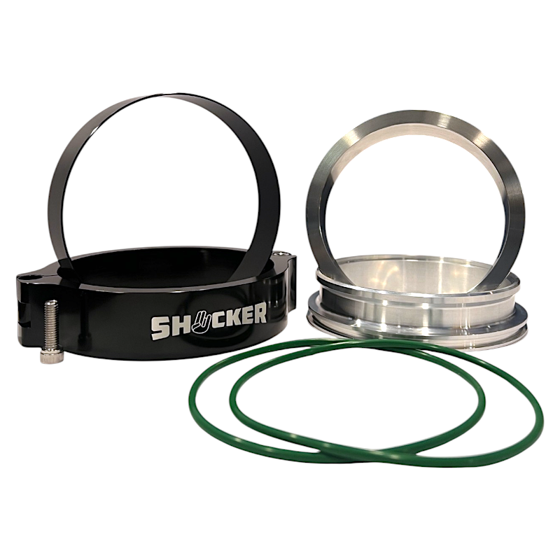 Shocker 4" Combo Alum/SS Steel VanJen Style Intercooler Pipe Clamp Kit ...