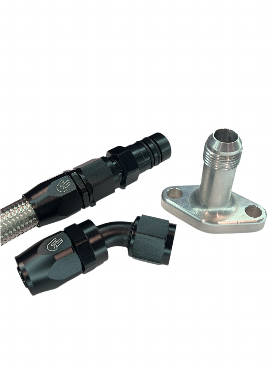 Cummins -10AN S300 S400 Turbo Drain Kit – Shocker Fittings