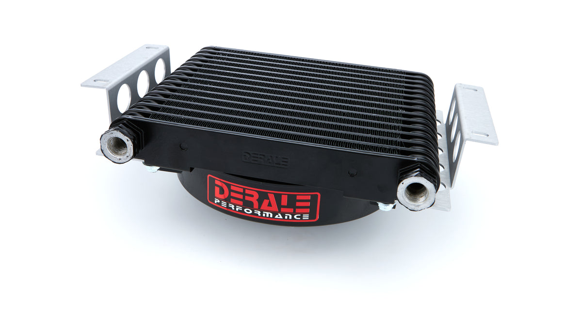 Derale 8AN Plate Type Fluid Cooler & Fan (13" x 10" x 5") – Shocker ...