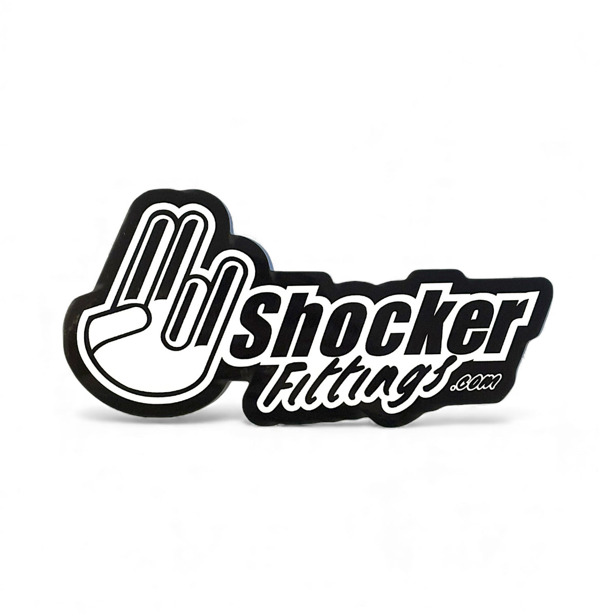 Shocker Blackout Sticker 6" x 3" – Shocker Fittings