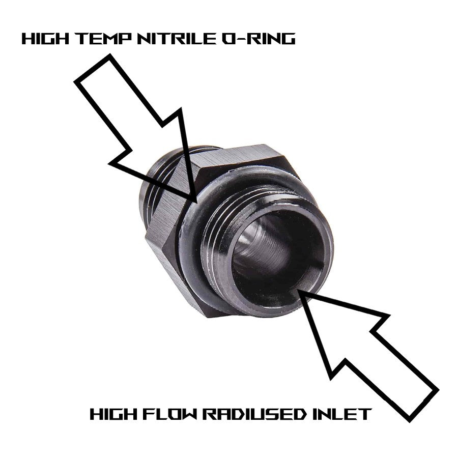 -6AN Male to -4ORB Port Fitting – Shocker Fittings
